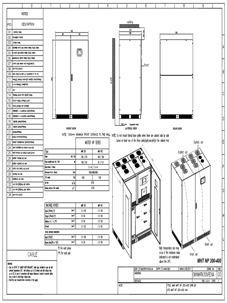 0mnmhtm30npenia 00 (Man MHT NP 300-400 DRW En) (Mafr, 210611, Amfa) | PDF