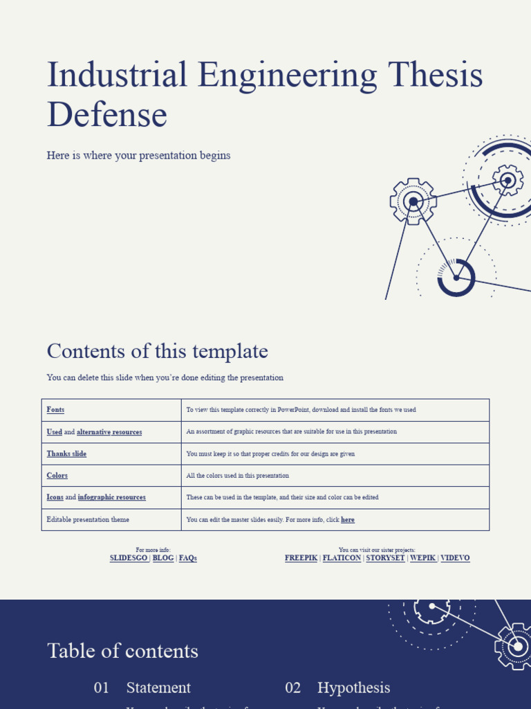 Industrial Engineering Thesis Template | PDF | Planets | Solar System