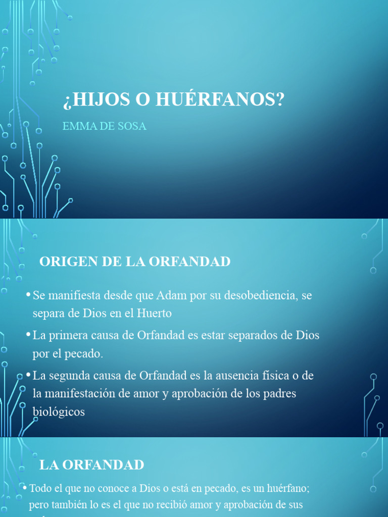 Hijos o Huérfanos | PDF | Amor | Huérfano