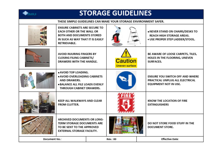 Storage Instruction | PDF