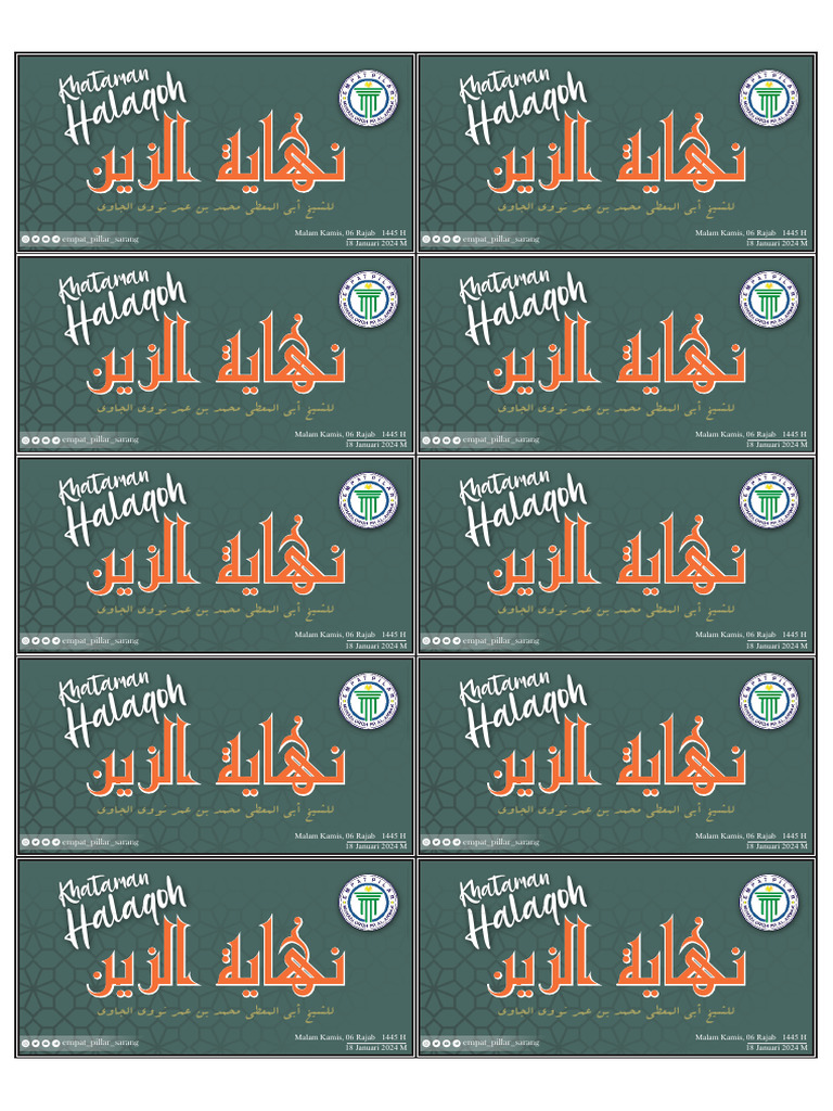 Banner Haul Tlogo Agung | PDF