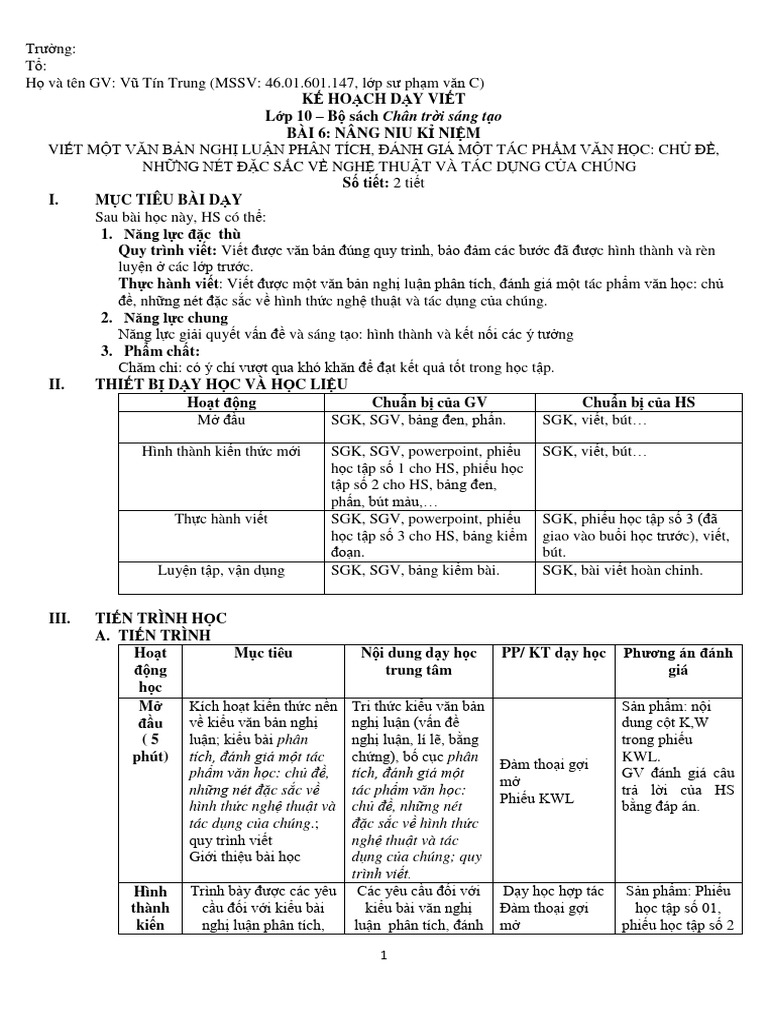 KHBD Viết Bản Official | PDF