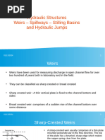 Stilling Basin Design | PDF | Spillway | Fluid Mechanics