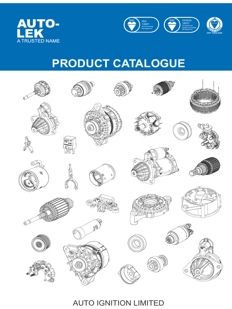 Auto-Lek Starter and Alternator | PDF | Gear | Machines