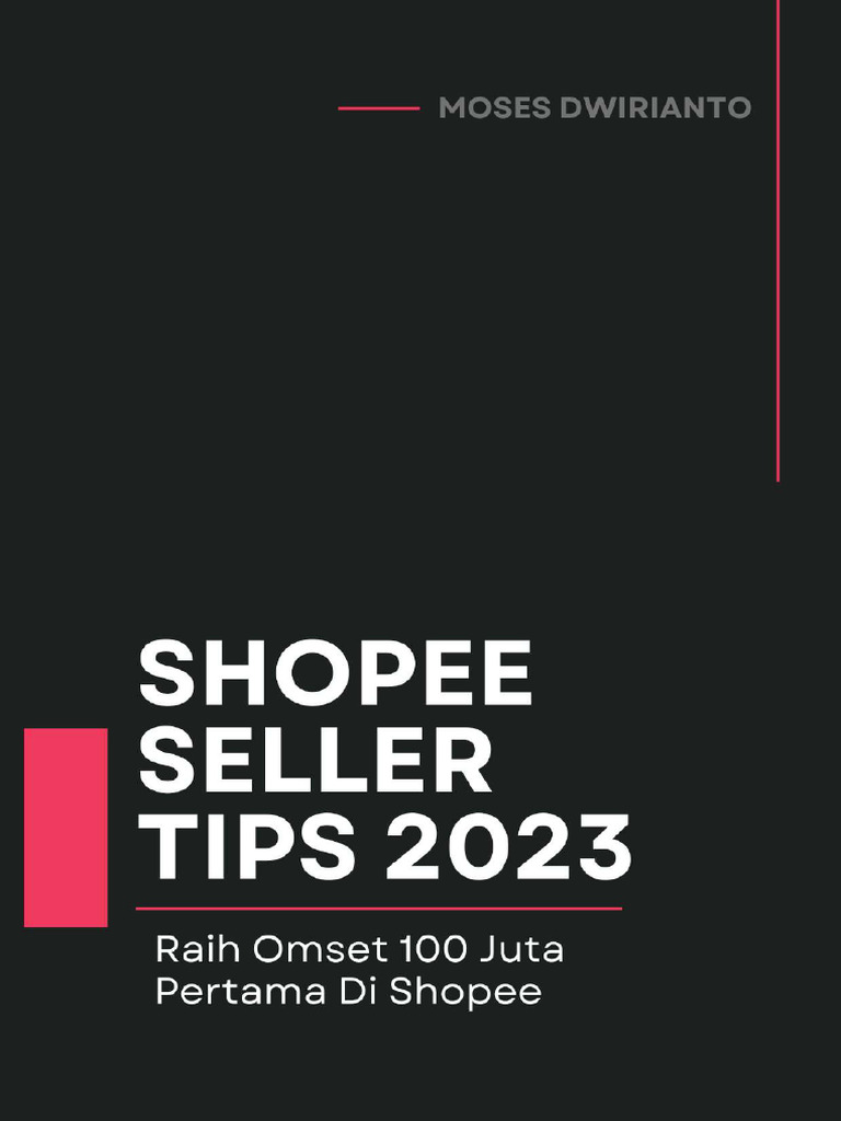 Shopee Seller Tips 2023 - Moses | PDF