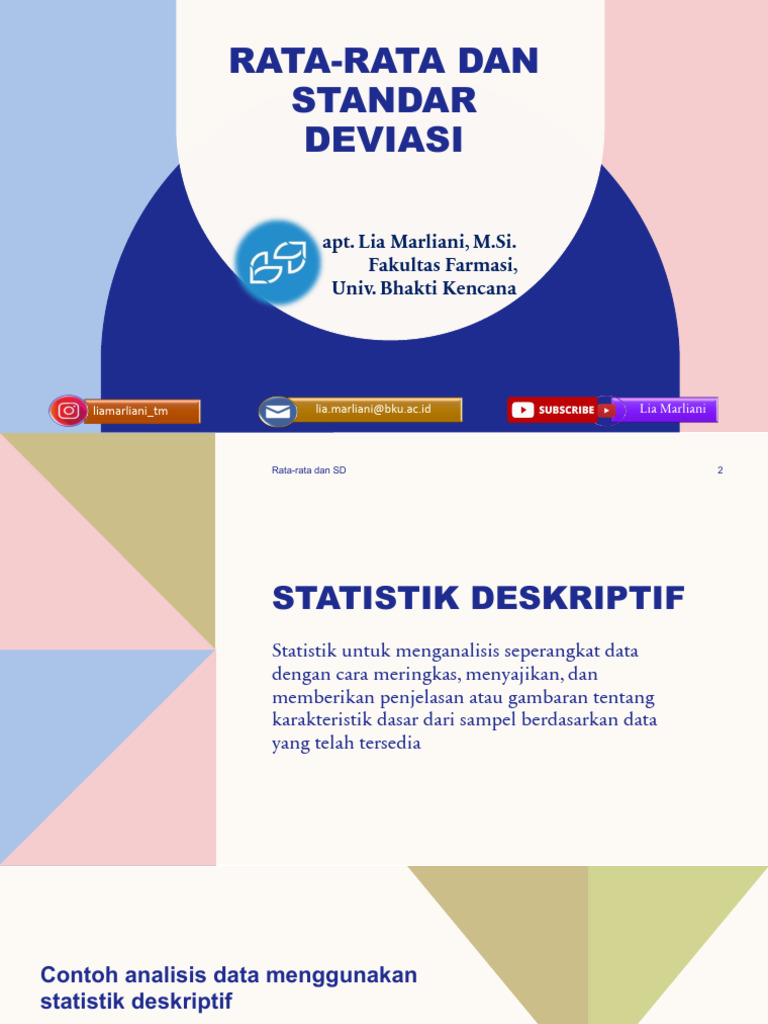 Rata-Rata Dan SD 2223 | PDF