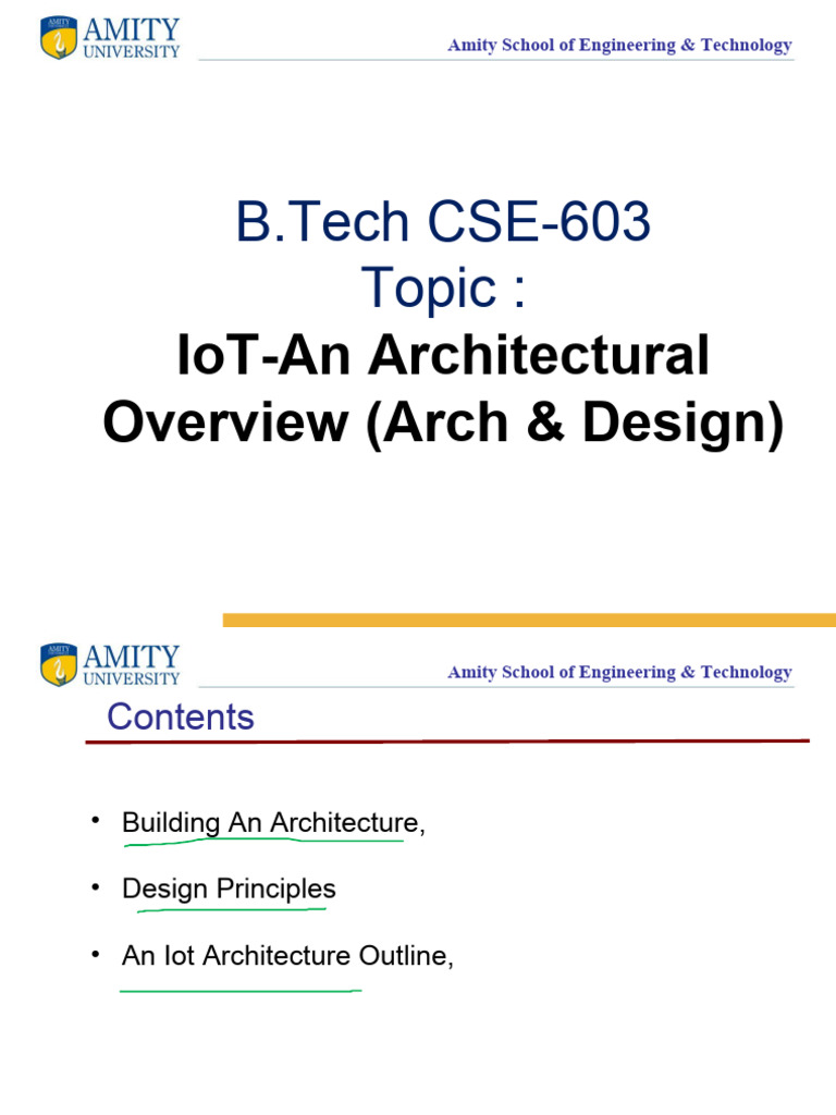 Iot Arch Overview | PDF | Internet Of Things | Computer Network
