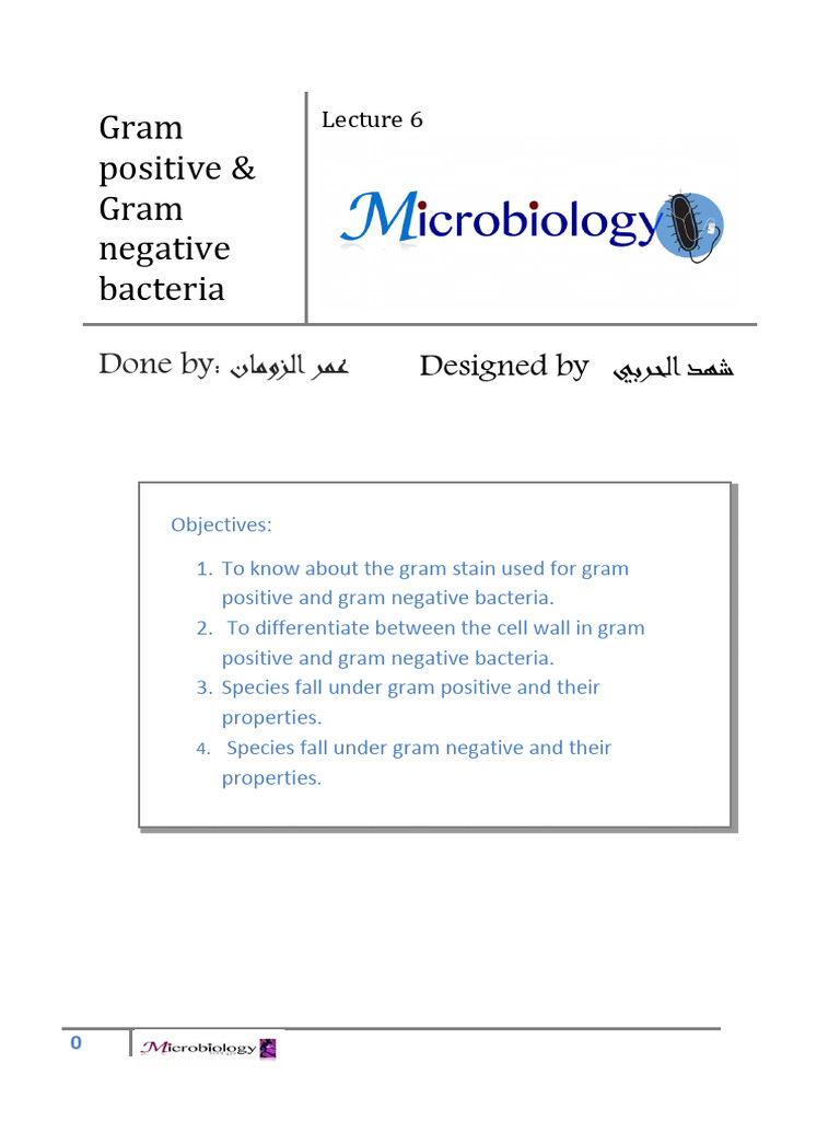 GRAM POSITIVE | PDF | Gram Positive Bacteria | Gram Negative Bacteria
