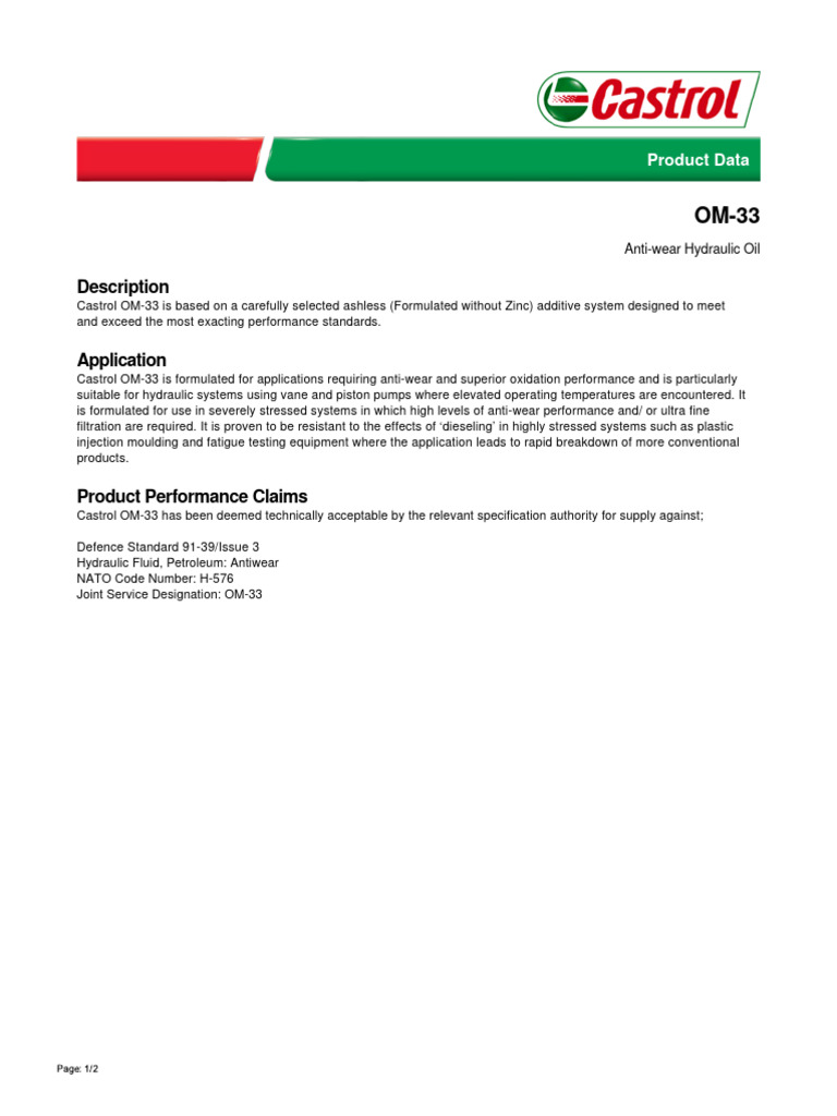 Om 33 | PDF | Industrial Processes | Materials