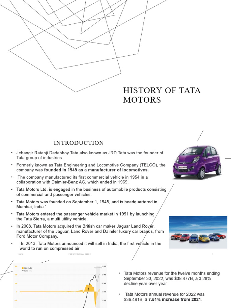 History of Tata Motors | PDF | Technology & Engineering