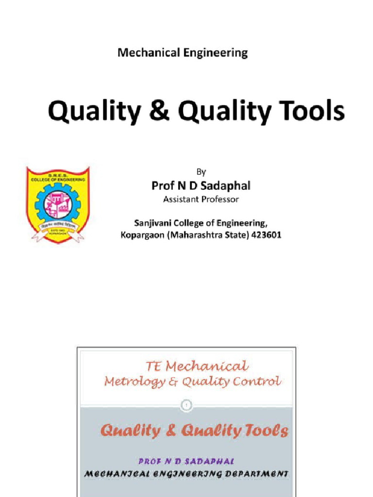 Quality&quality Tools | PDF