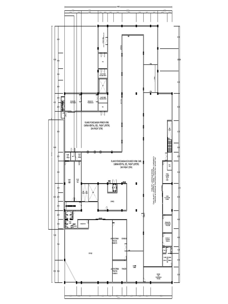 Layout Air Quality Improvement PTI Plant 1 Model | PDF