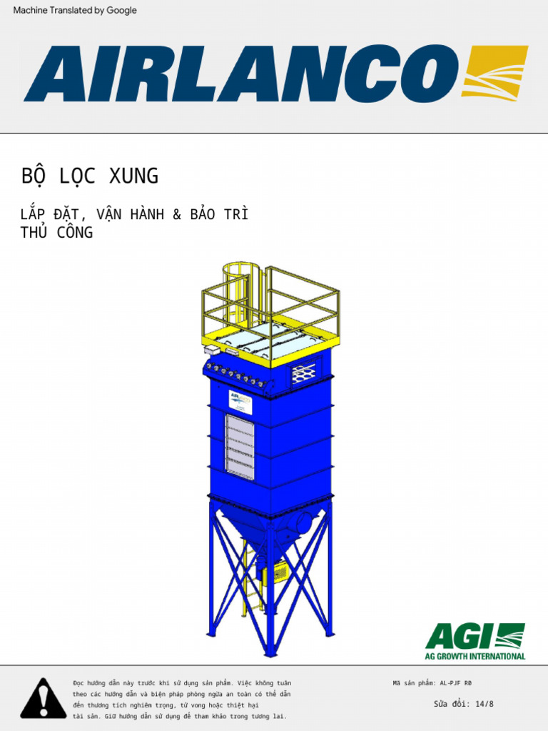 Airlanco Pulse Jet Filter Manual Rebrand | PDF