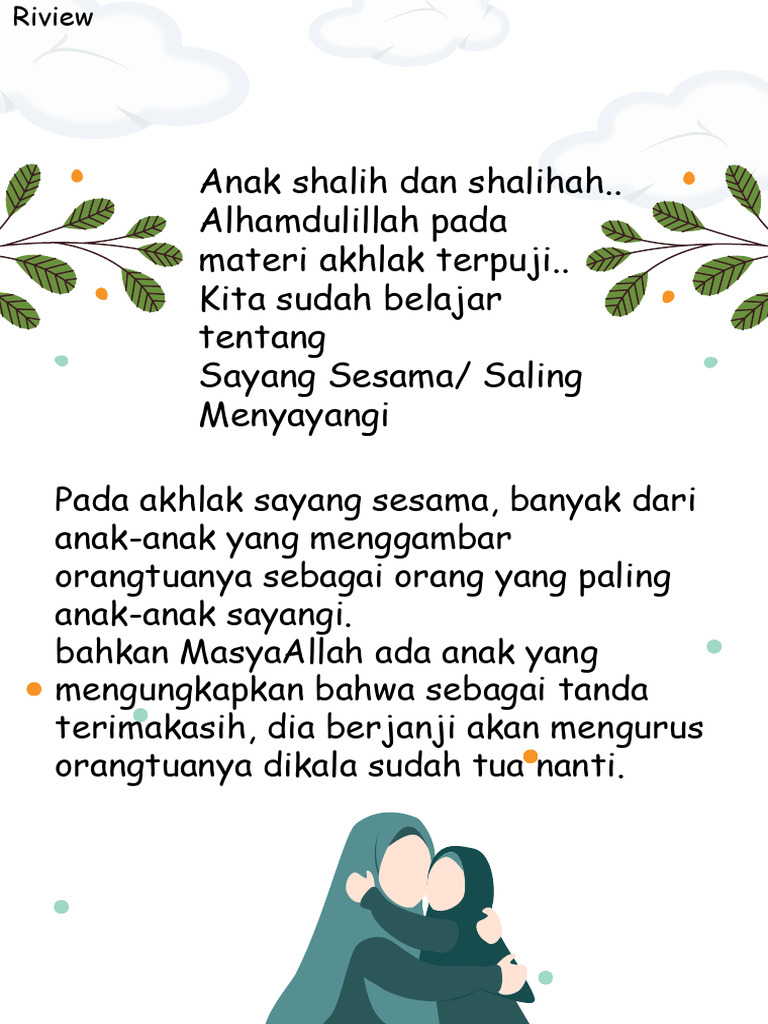 Materi Akhlak Kelas 2C | PDF