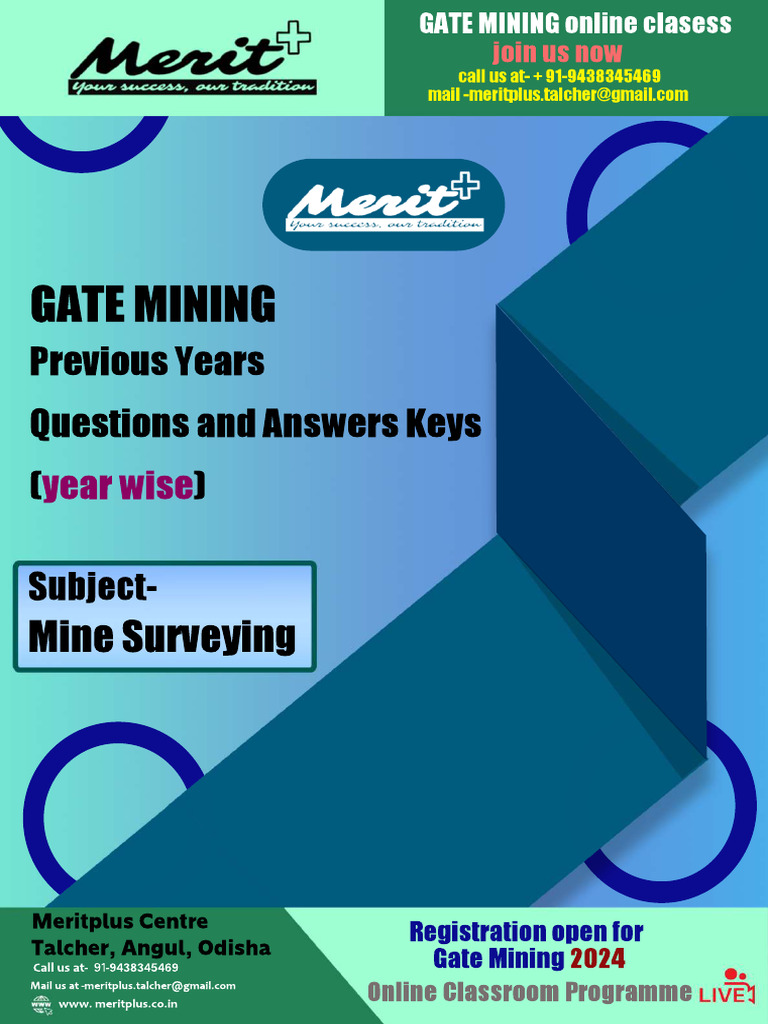 Mine Surveying PYQS | PDF