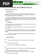 Security Management Plan Template | PDF | Security Guard | Identity ...