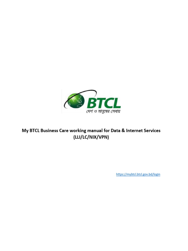 BTCL Operation Document | PDF | Internet Privacy | Virtual Private Network