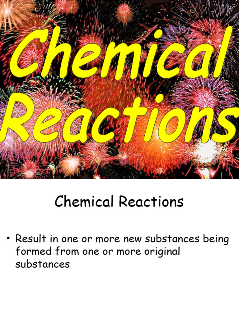 Chemical Reactions Overview | PDF | Art
