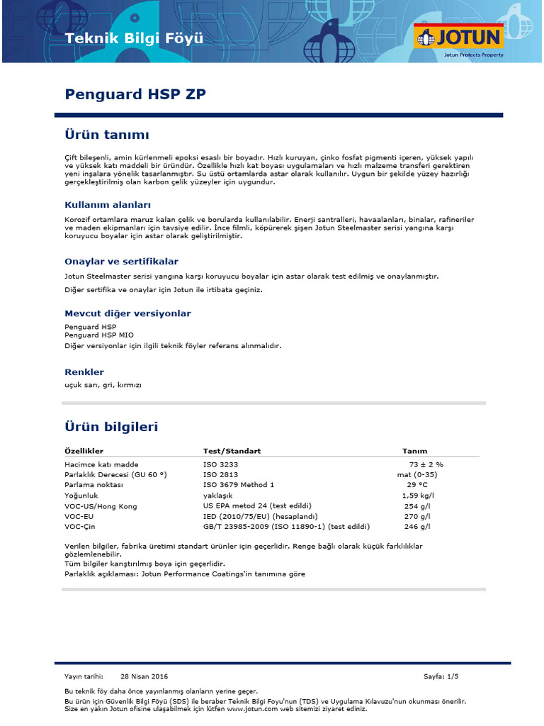 TDS-Penguard HSP ZP-TR-Turkish-Protective | PDF