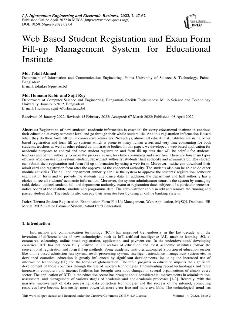 Ijieeb V14 N2 4 | PDF | Dynamic Web Page | World Wide Web