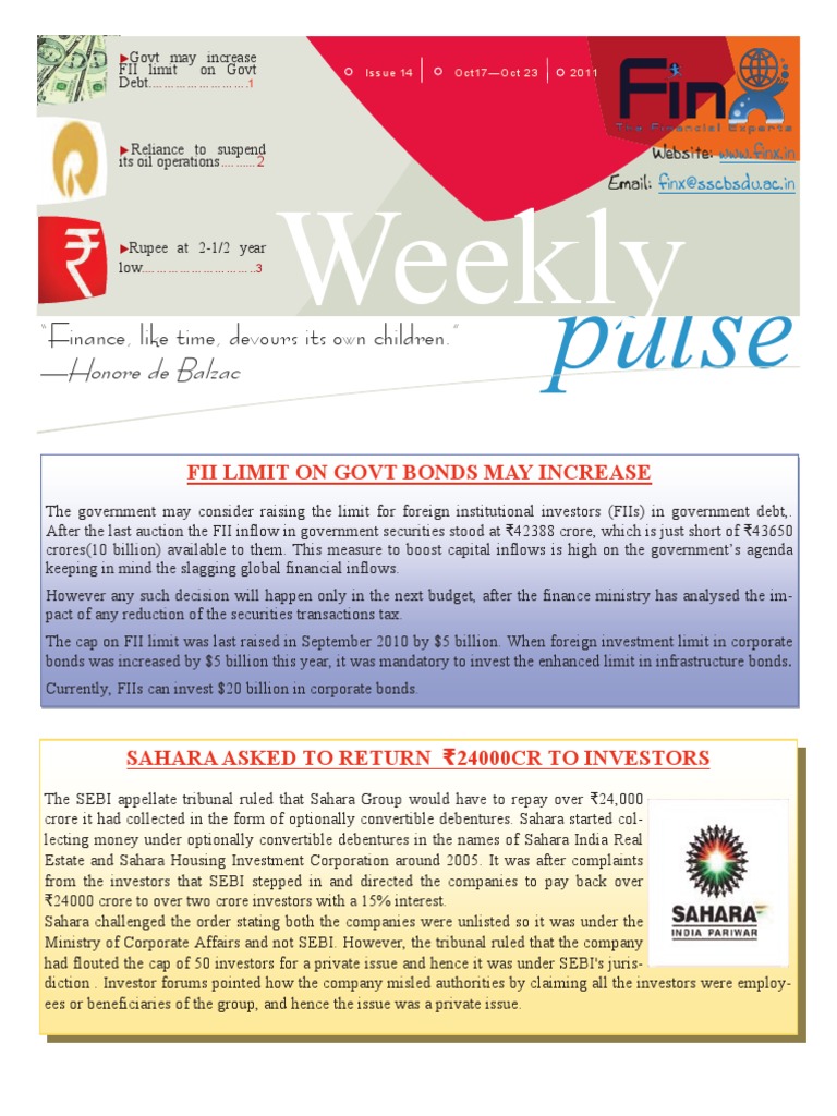 Weekly Pulse 14 | PDF | Euro | Bp