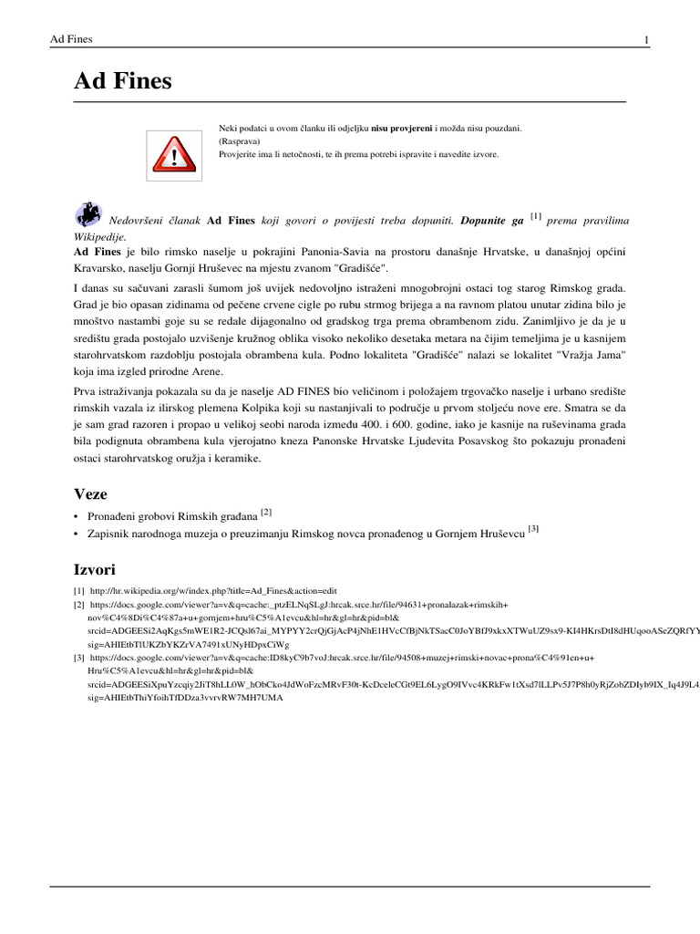 Ad Fines | PDF