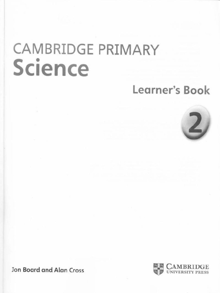 Cambridge Primary Science 2 Learners Book PDF 2 | PDF