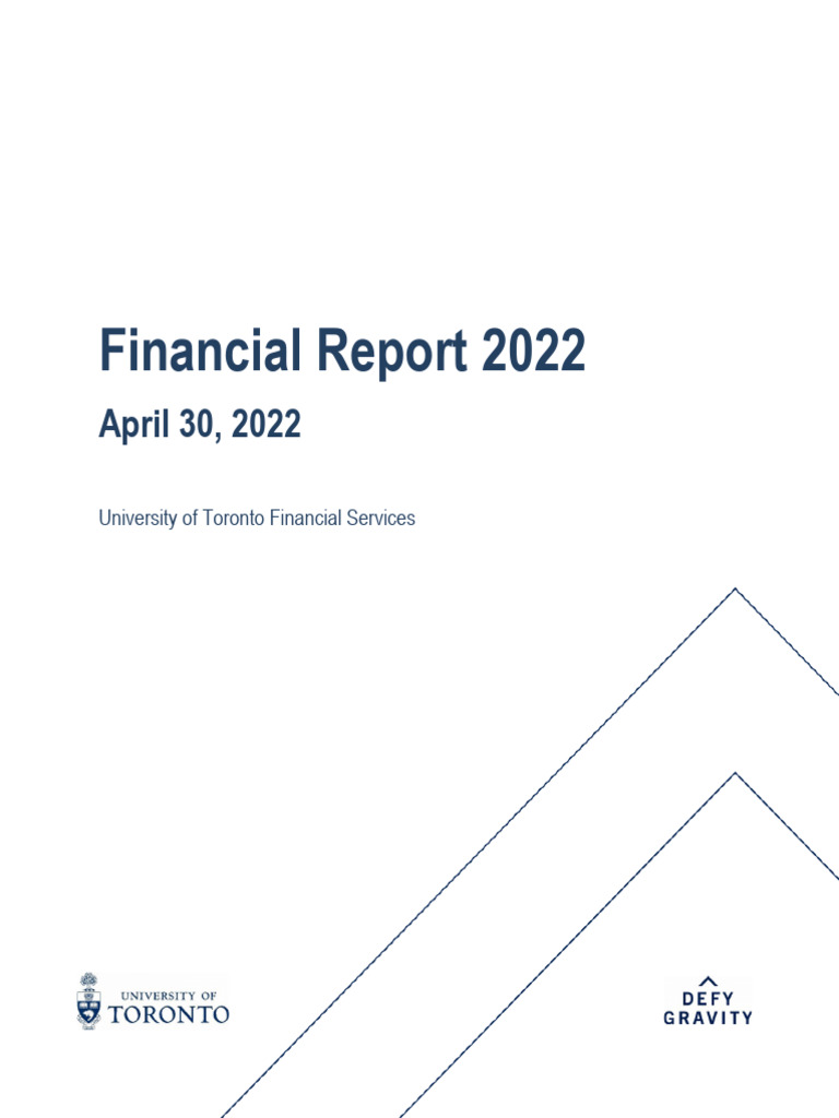 2022 Financial Report UoT | Download Free PDF | Cost Of Living | Welfare