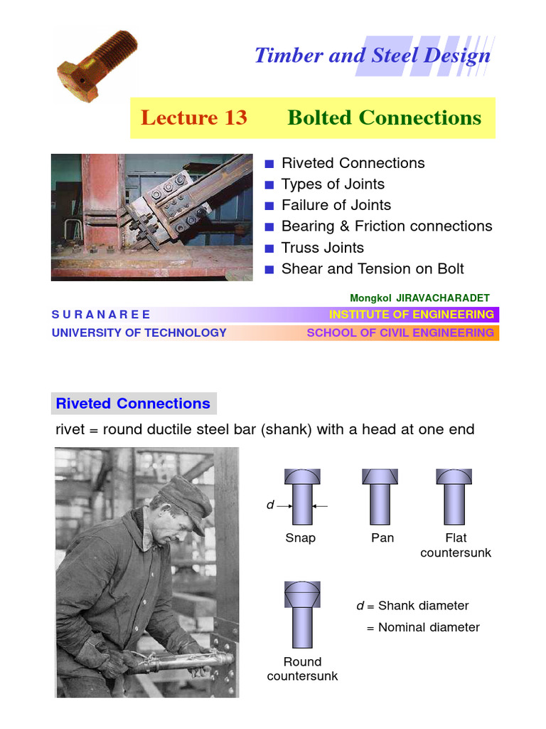 L13 Bolt Connection 1 | PDF