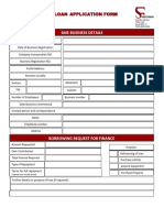 SME Application Form | PDF | Mortgages | Loans