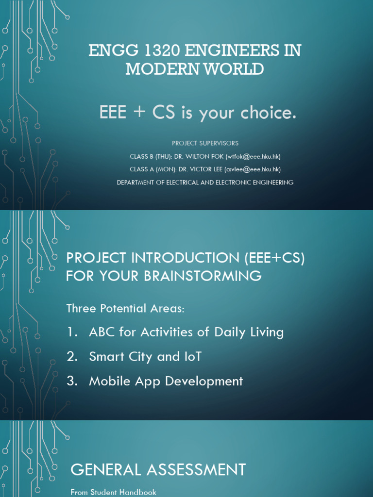 ENGG1320 EEE Project Assessment 2023 | PDF | Creativity | Innovation