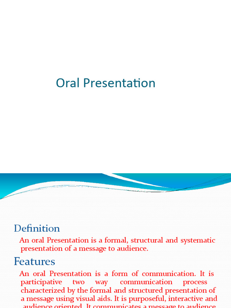 Topic 8 - Oral Presentation | PDF | Public Speaking | Information