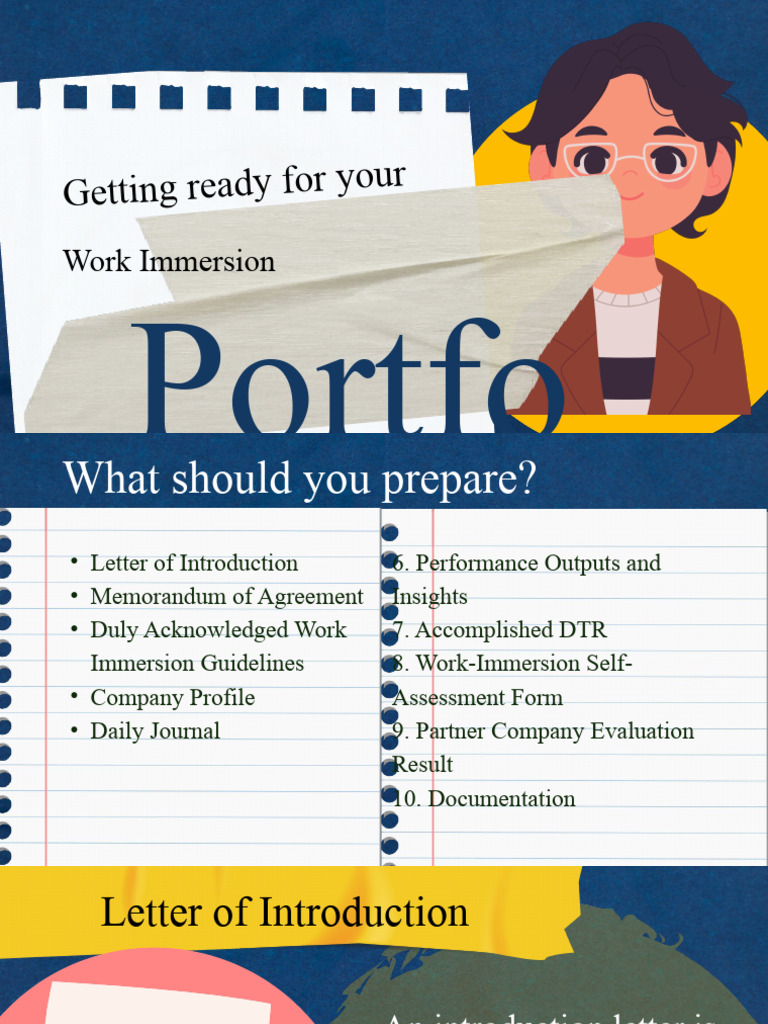 Work Immersion Portfolio | PDF | Cognitive Science | Cognition