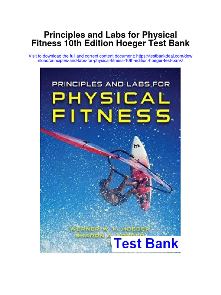 Instant Download Principles and Labs For Physical Fitness 10th Edition ...