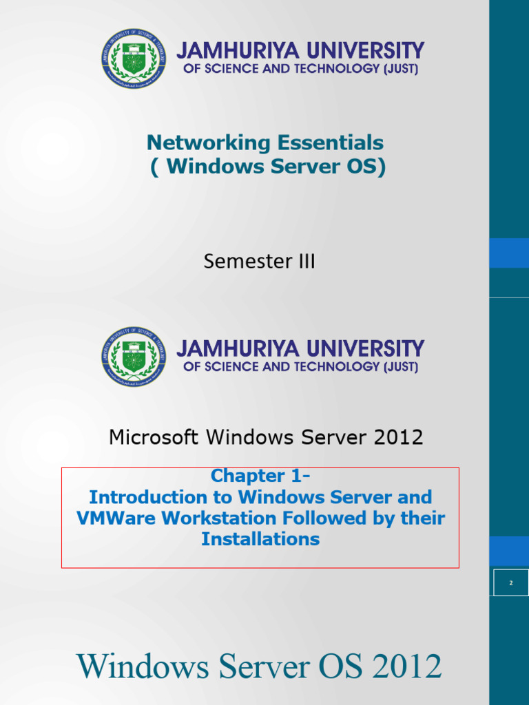 Chapter 1 - Windows Server Intro. and Installations | PDF | Microsoft ...
