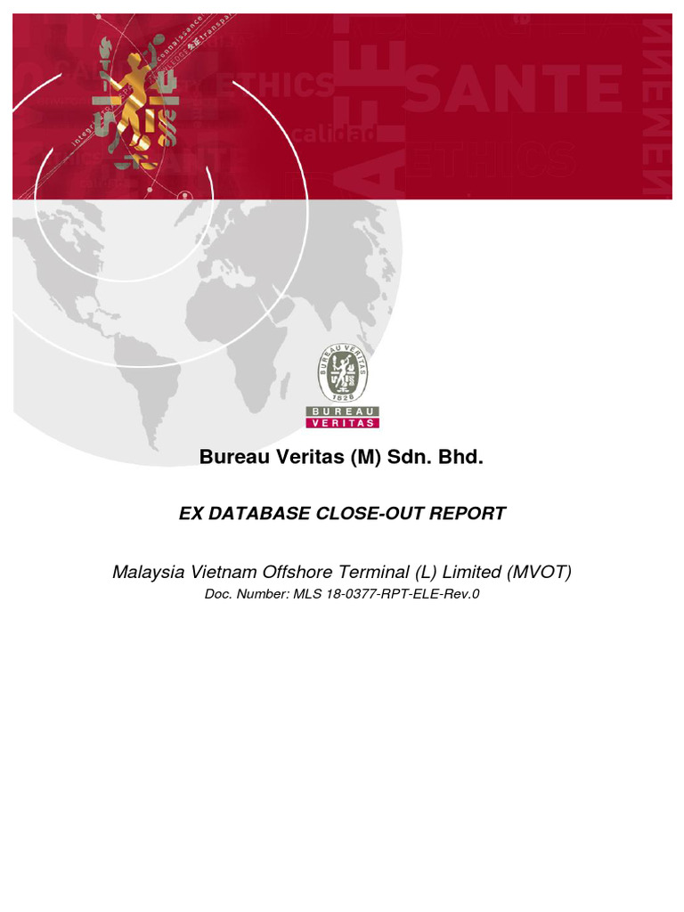 Ex Database Report for MVOT | PDF | Lighting