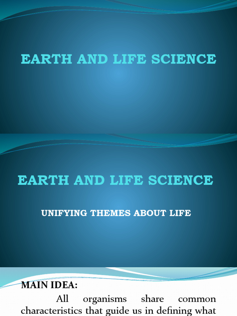 Unifying Themes | PDF | Life | Biology