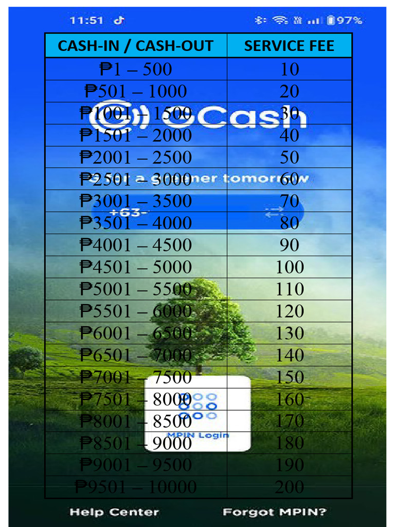 Gcash Matrix | PDF