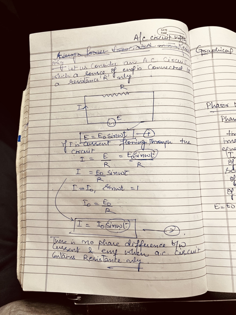 Physics Unit 4 Important Derivations | PDF