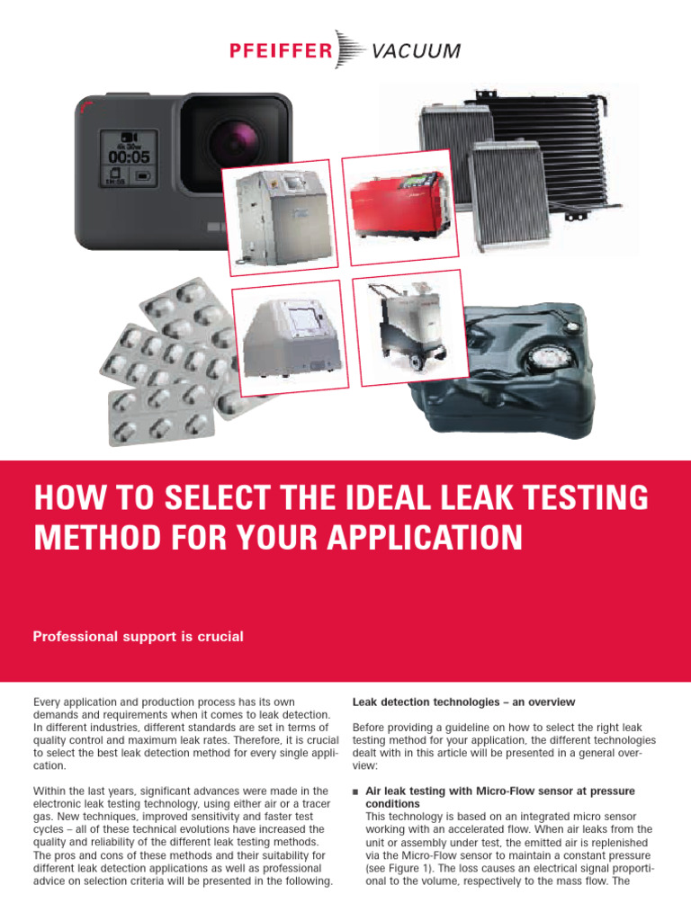 Ideal Leak Testing Method Pi0457pen | PDF | Physical Sciences | Chemistry