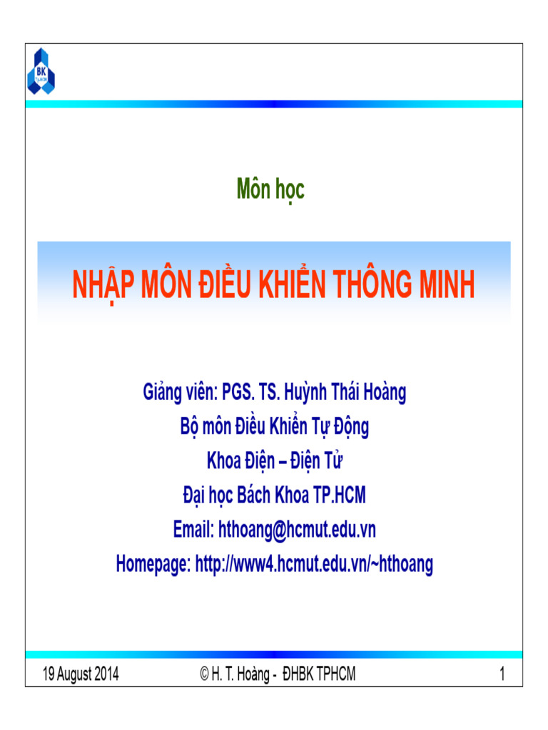 Dieu Khien Thong Minh Huynh Thai Hoang Chuong03 Dieu Khien Mo (Cuuduongthancong - Com) | PDF