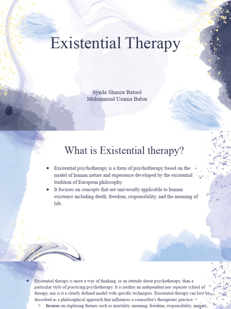 3 Humanistic and Existential School of Thought | PDF | Psychotherapy ...