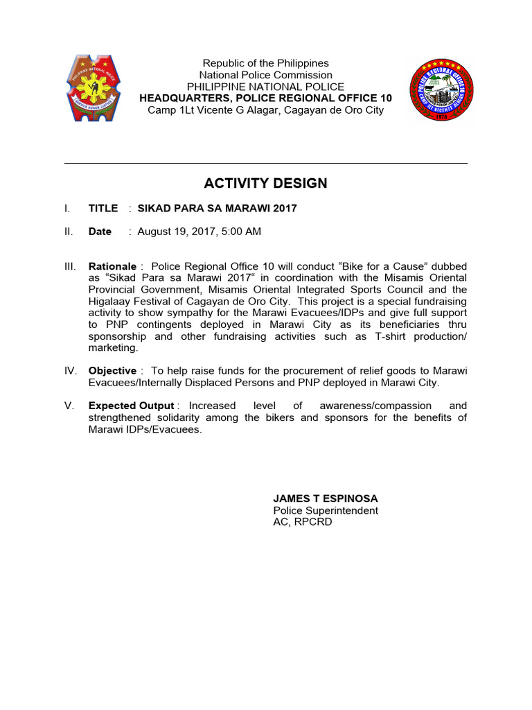 Activity Design | PDF