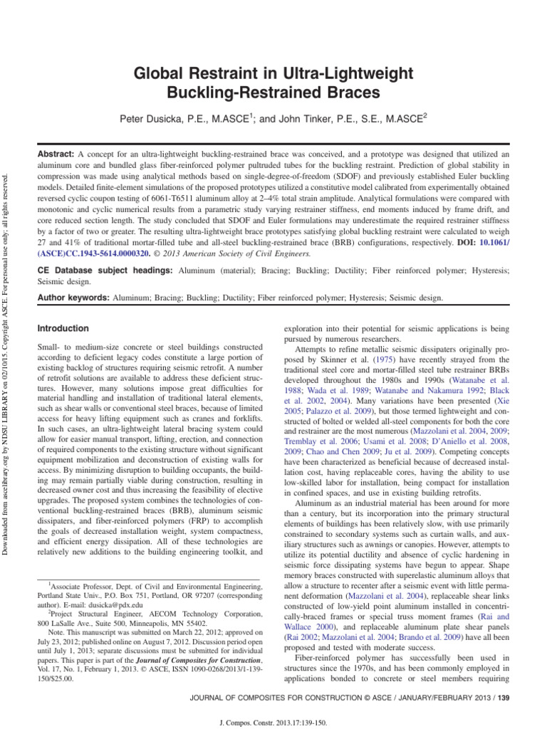 Low Yielding 2 | PDF | Buckling | Structural Engineering