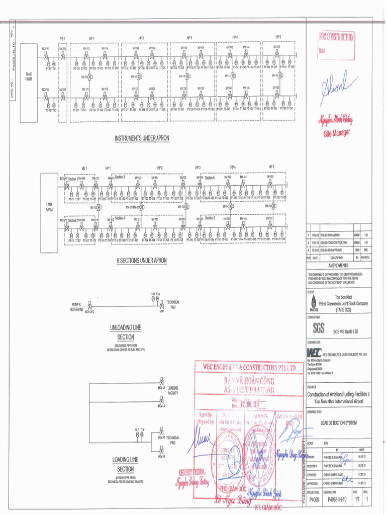 P4068-In-10 SHT 1-1 Rev 1 Leak Detection System | PDF