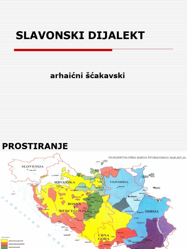Slavonski Dijalekt | PDF