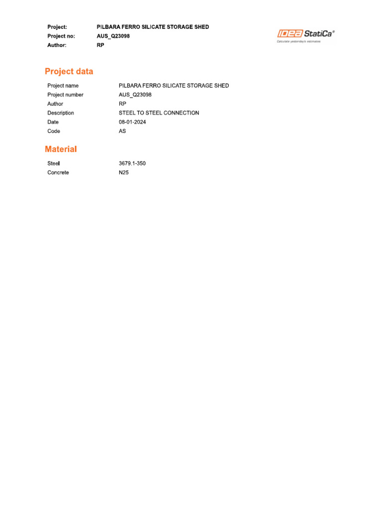 Beam To Beam Fin Plate Connection in IDEA Statica | PDF