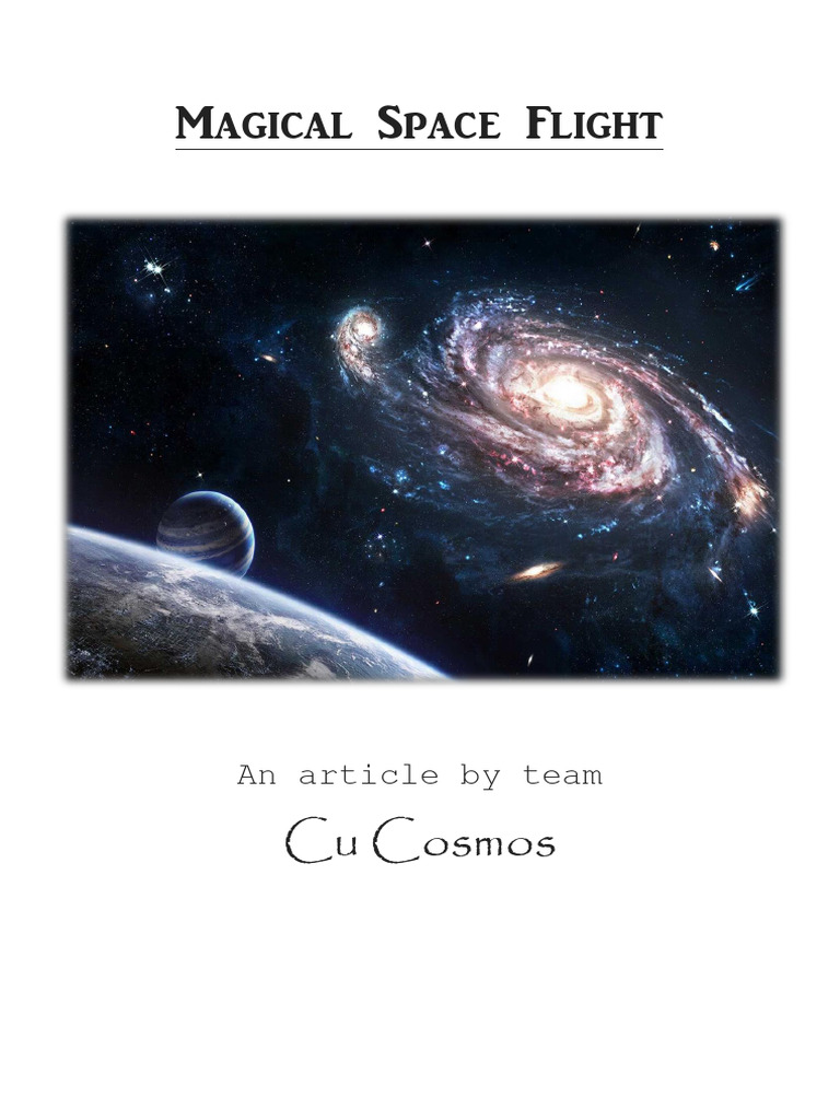 Magical Space Flight | PDF | Van Allen Radiation Belt | Astrophysics