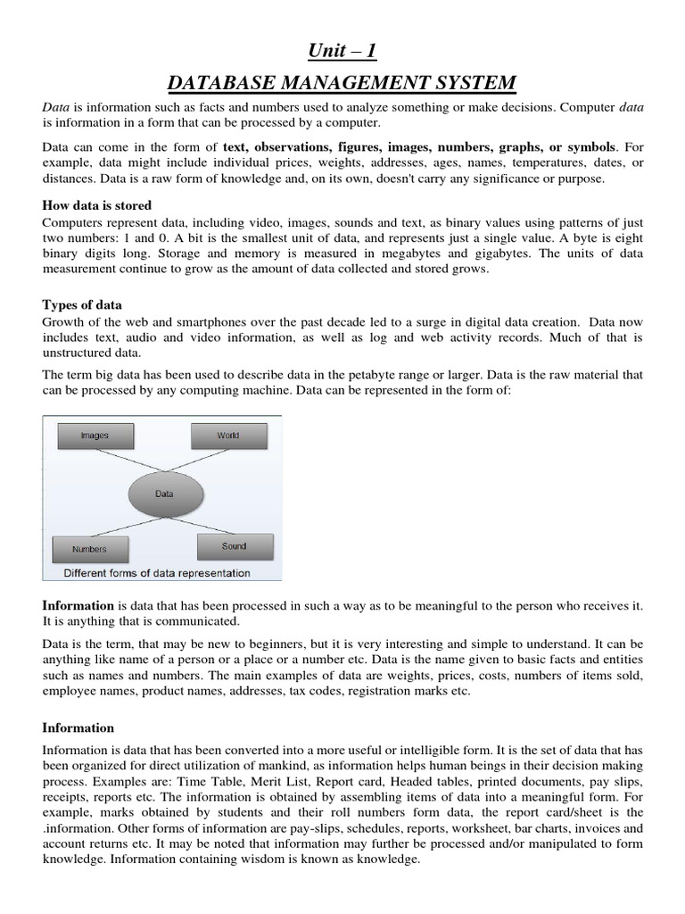 DBMS Complete Notes-1-35 | PDF | Databases | Database Transaction