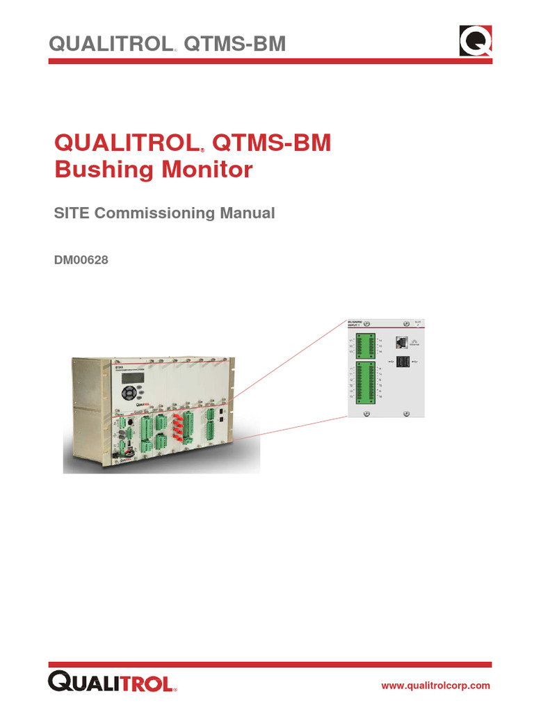 DM00628 QUALITROL QTMS-BM Commissioning Manual | PDF | Transformer | Capacitor